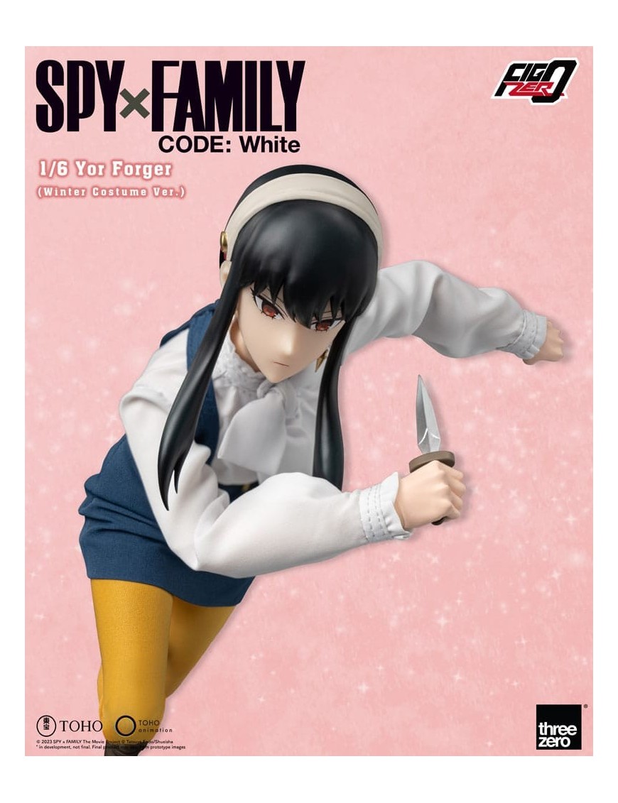 Threezero FigZero Spy X Family Code: White Yor Forger Winter Costume ...