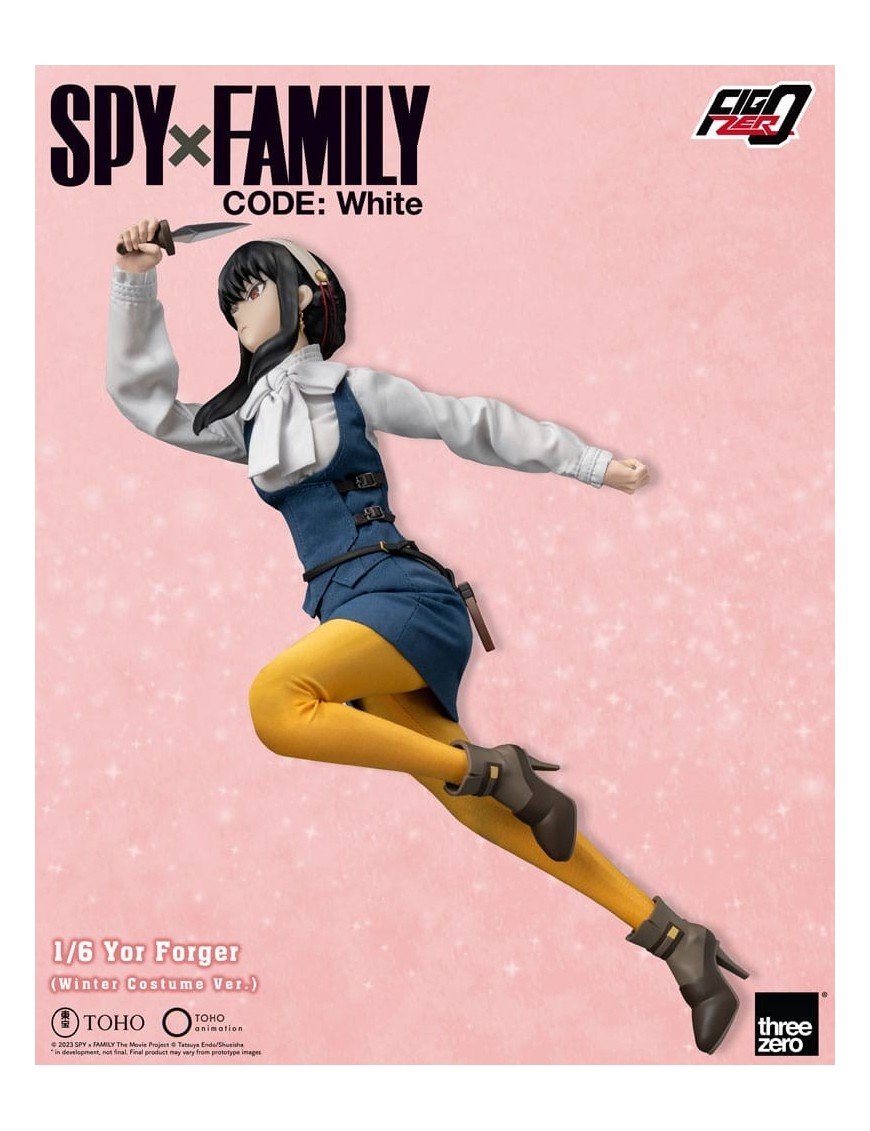 Threezero FigZero Spy X Family Code: White Yor Forger Winter Costume ...