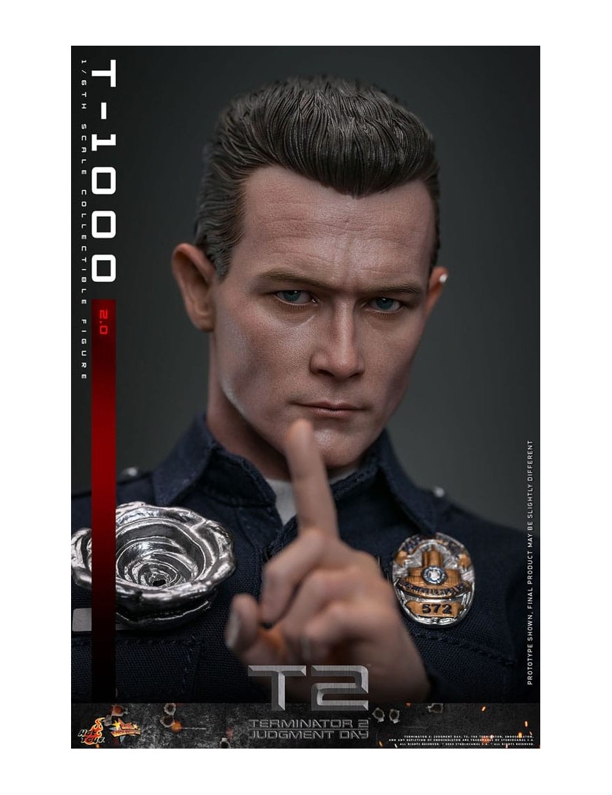 Hot Toys Movie Masterpiece Terminator 2 Judgement Day T-1000 2.0 1/6 ...
