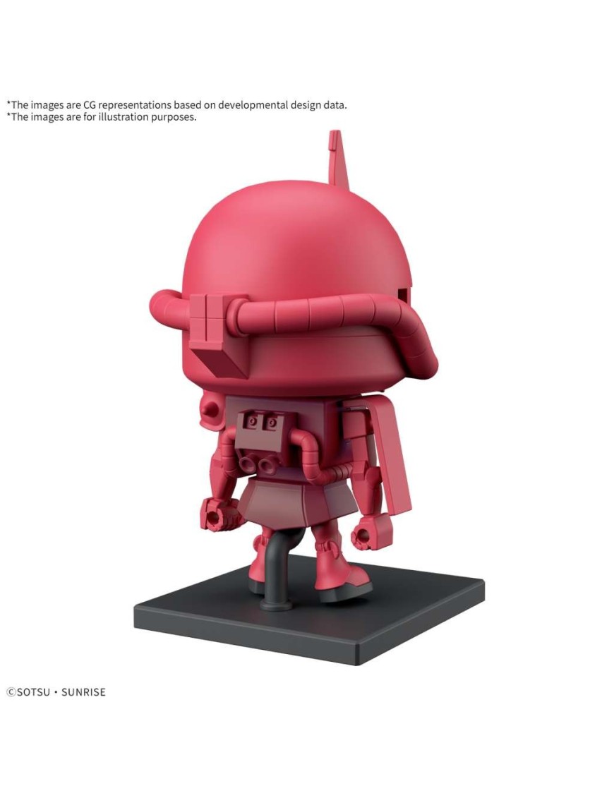 Bandai Gunpla-kun Model Series 1/1 Scale Mobile Suit Gundam MS-06S Zaku ...