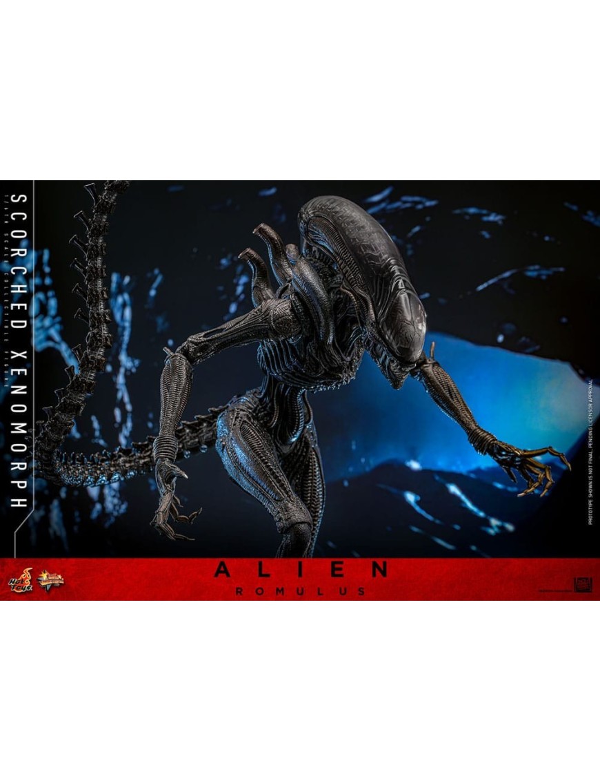 Hot Toys Movie Masterpiece Alien Romulus Scorched Xenomorph 1/6 Scale ...