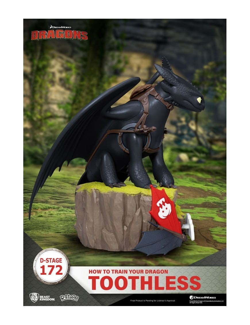 Beast Kingdom D-Select D-172 How To Train Your Dragon Toothless
