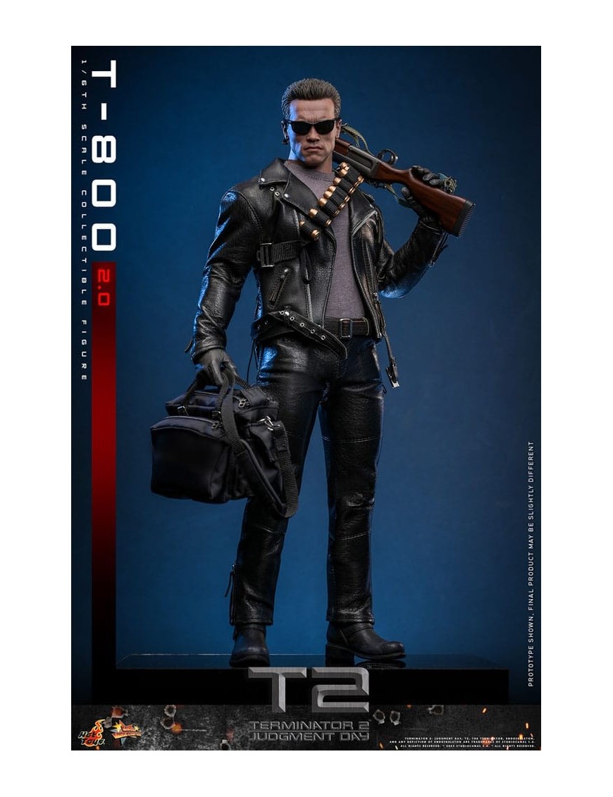 Hot Toys Movie Masterpiece Terminator 2 Judgement Day T-800 2.0 1/6 ...
