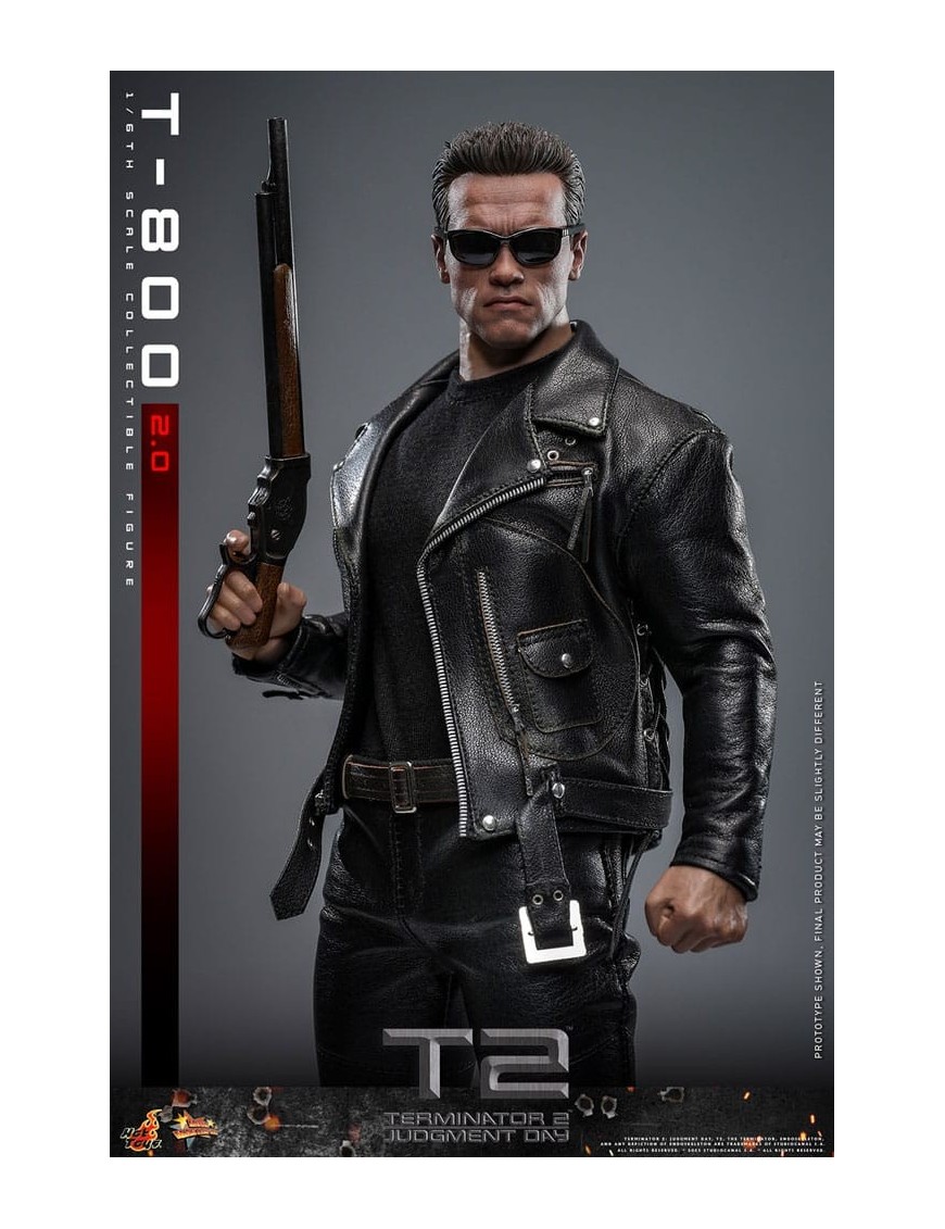 Hot Toys Movie Masterpiece Terminator 2 Judgement Day T-800 2.0 1/6 ...