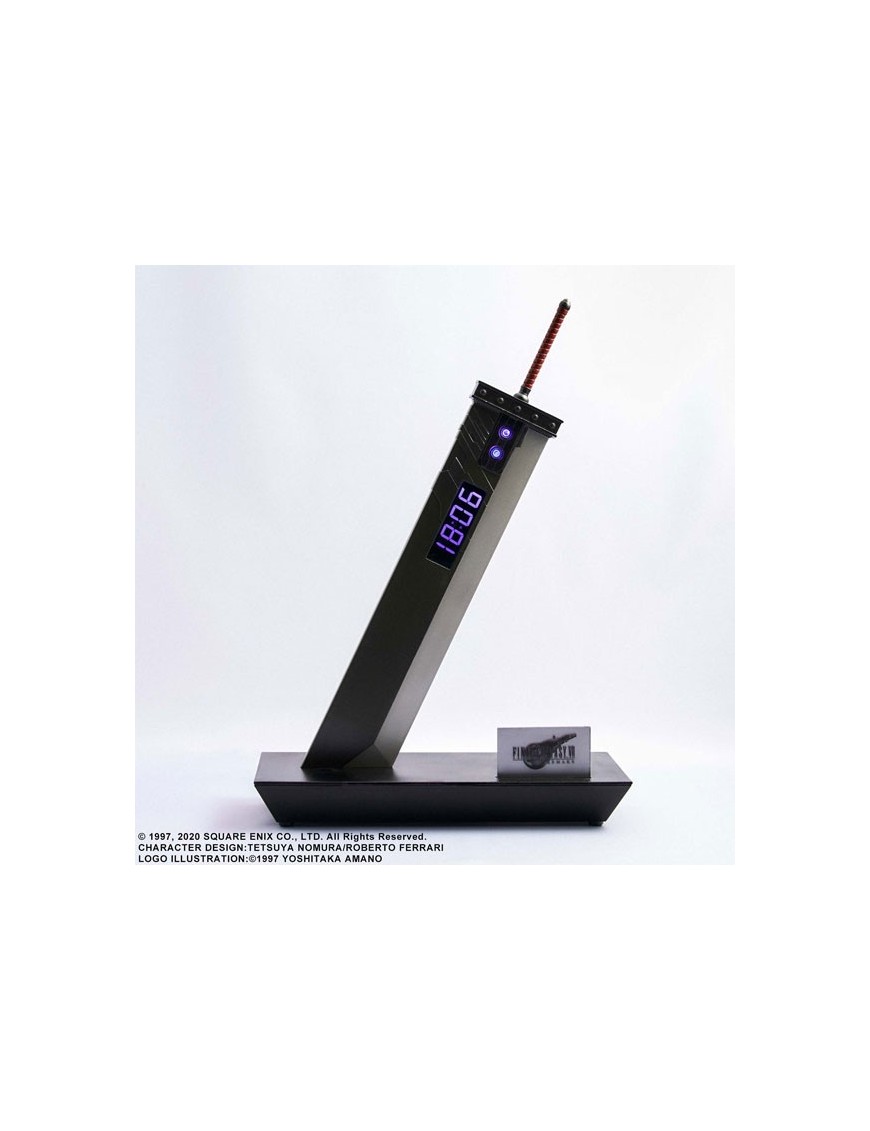 Square Enix Final Fantasy VII Remake Buster Sword Digital Clock
