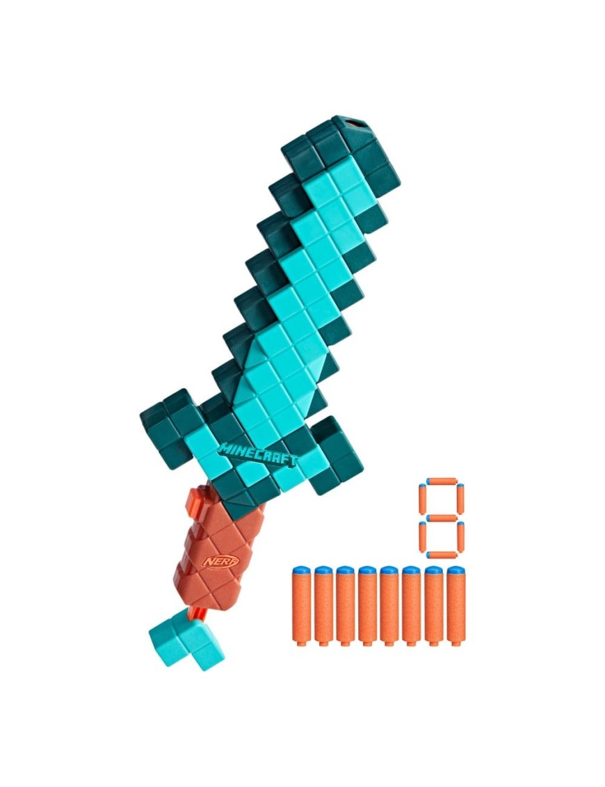 Hasbro Minecraft NERF Dart-Firing Diamond Sword