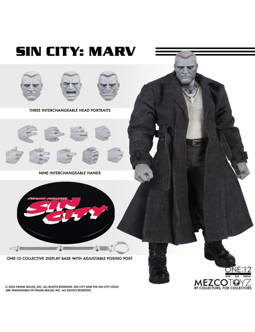 Mezco Toys The One 12 Collective Sin City Marv