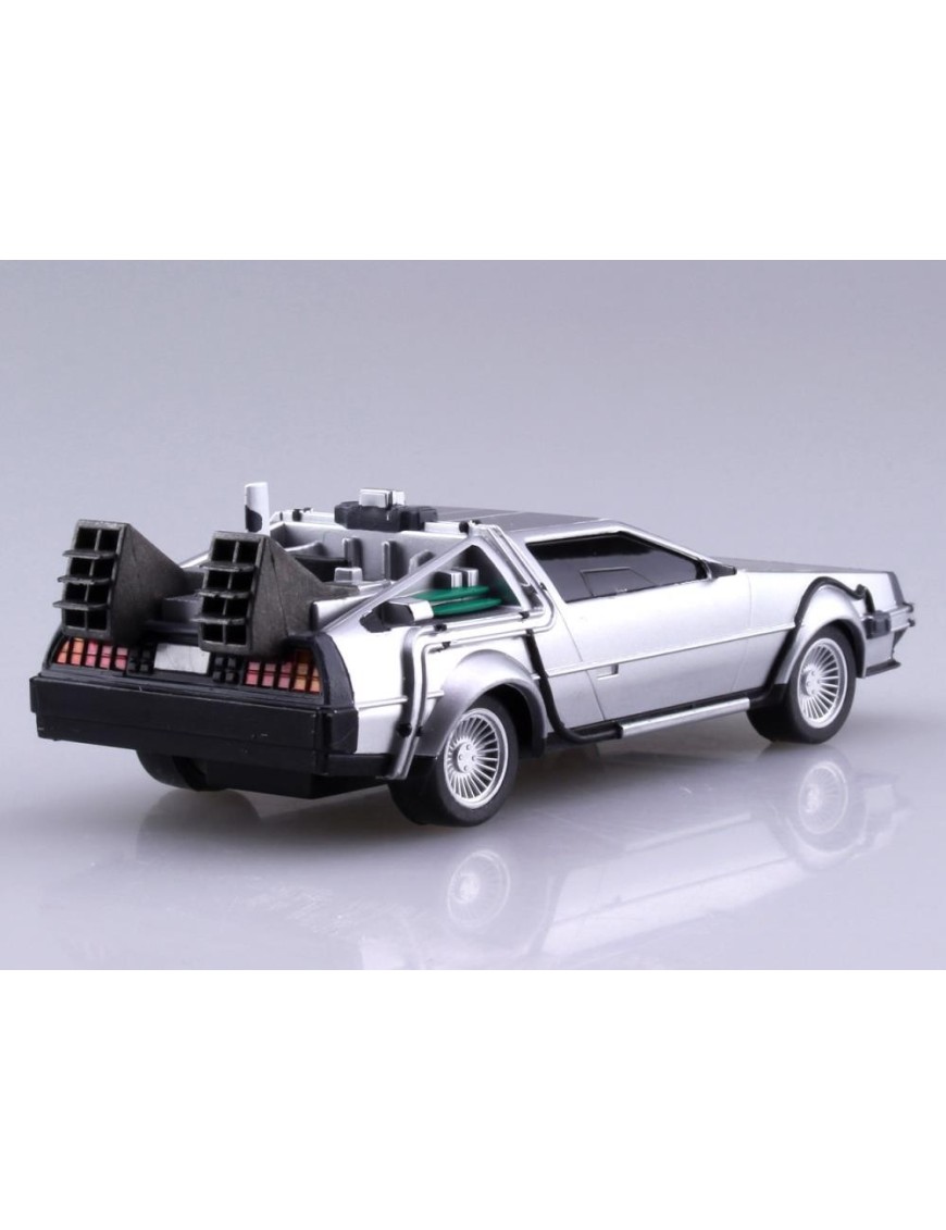 Aoshima Movie Mecha Series 12 Back To The Future II DeLorean 1/43 Scale ...