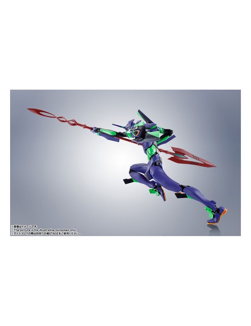 Bandai Robot Damashi Rebuild of Evangelion Unit-01 & Spear of Cassius ...