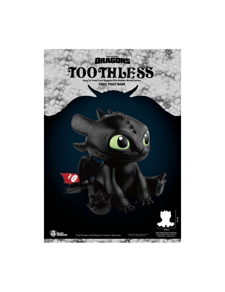 Beast Kingdom How to Train Your Dragon Toothless Piggy Bank